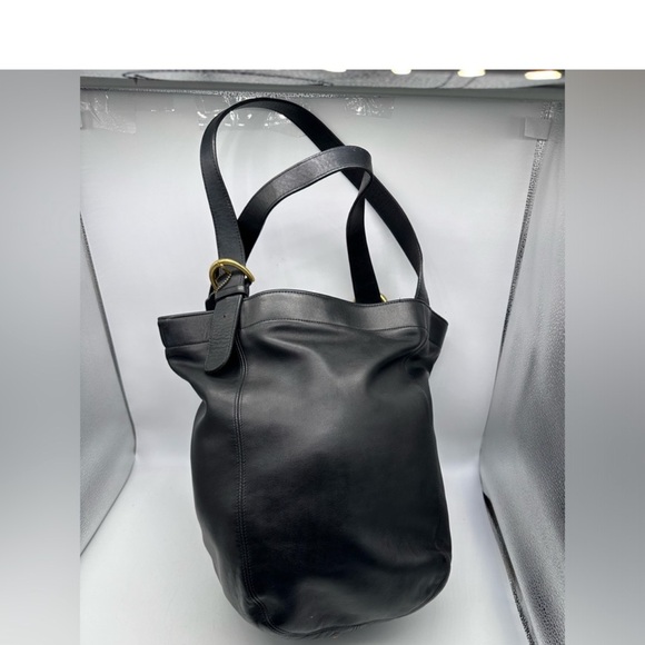 Coach | Bags | Rare Vintage Coach Xl Duffle Soho Bag 482 Black Leather ...